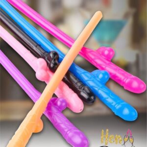 12 pcs Bachelorette Party Straws Hen Straws Naughty, Willy Pennis Straws, Straws For Naughty Bridal Shower Drinking Games, Crazy Straws Bride, Hen Party Favors, Funny Drinking Straws