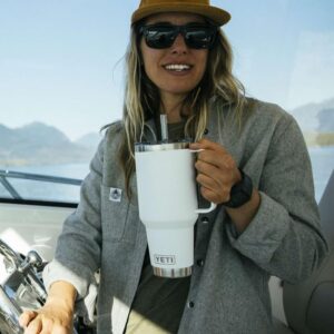 YETI Rambler Replacement Lid with Straw Fits 42 oz Straw Mug