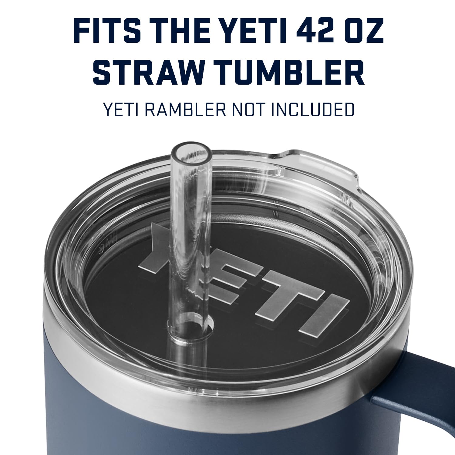 YETI Rambler Replacement Lid with Straw Fits 42 oz Straw Mug