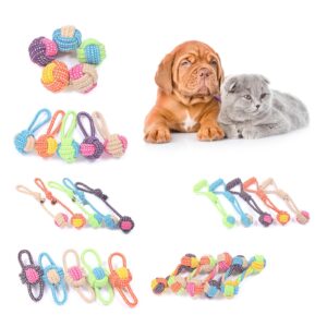 Bydezcon Toy for Dogs Tossing Molar Improving Pet Digestion Molar Chew Toy Great Dental Chew Toy Cotton Rope