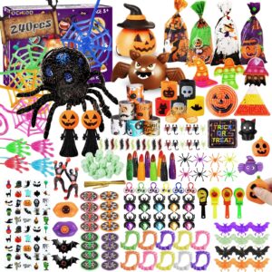 ochido halloween party favors for kids-240pcs bulk halloween toys treats gifts,halloween goodie bags fillers ,trick or treat , halloween school classroom carnival prizes, treasure box toys