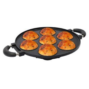 large aperture takoyaki pan,7 holes takoyaki maker,nonstick baking cake mould for home,bakery,cafe, food store