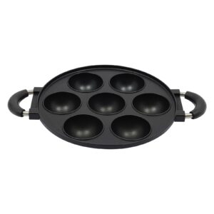 Large Aperture Takoyaki Pan,7 Holes Takoyaki Maker,Nonstick Baking Cake Mould For Home,Bakery,Cafe, Food Store