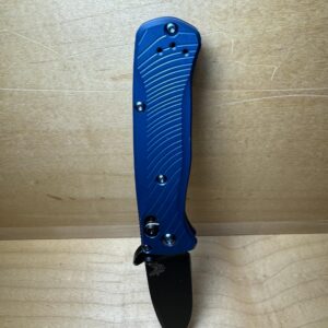 Generic Midnight Lagoon Blue, Billet Aluminum, Full Size Bugout, Topography side Scales, Gift for dad, Everyday Carry Knife Scales