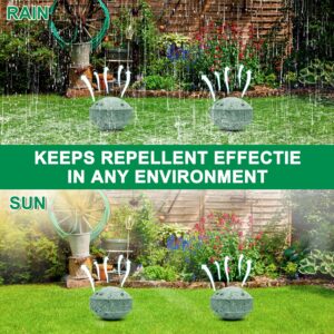 Generic Snake Repellent for Yard - 24pack Natural Snake away Ball for Garden, Patio, Camping, Fishing, Dark Green