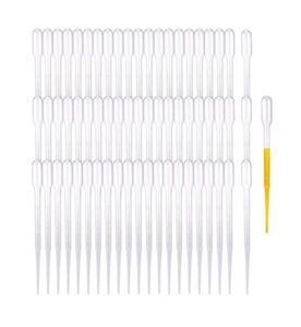 disposable graduated plastic pipettes for scientific experiments, essential oils, cosmetic tools, diy art (200pc)