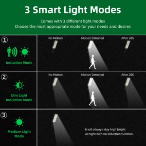 ZBLUXBZ Solar Street Lights Outdoor Waterproof, 2 Pack Wide Angle Solar Parking Lot Lights with Dusk to Dawn, Motion Sensor, and Remote Control, Solar Flood Light for Patio, Outside & Driveway