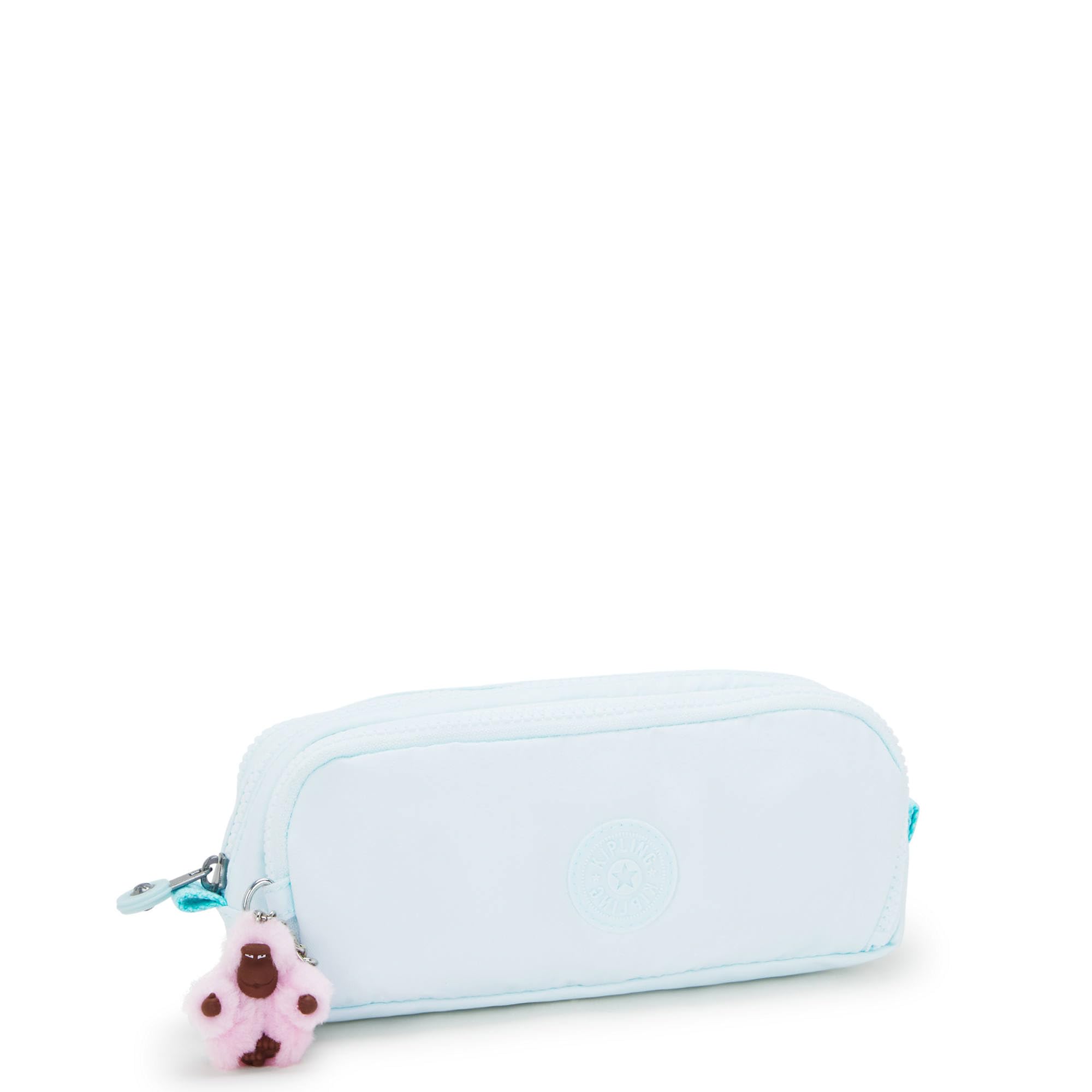 Kipling Gitroy Metallic Pencil Case Blue Sky Met