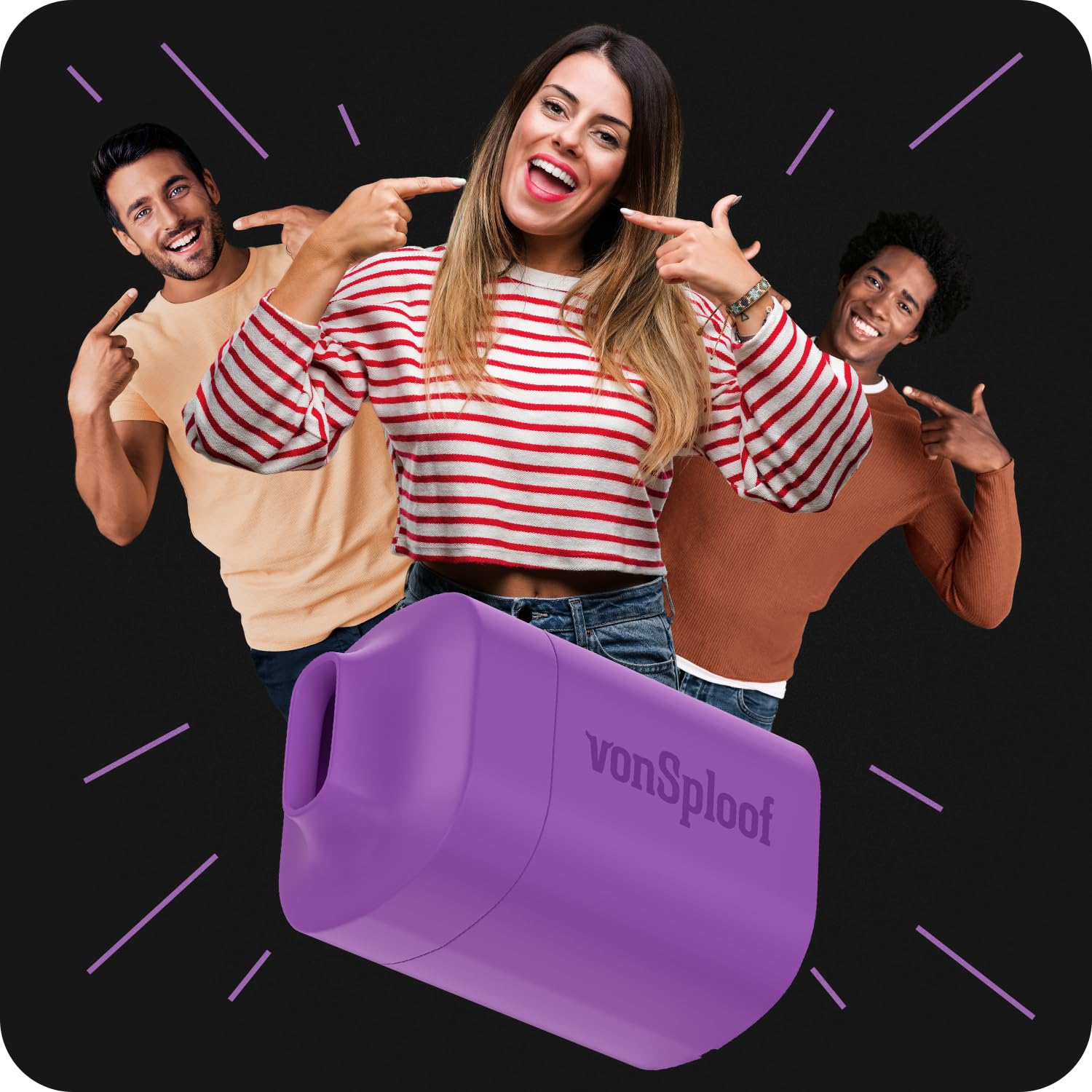 vonSploof Personal Air Filter To Trap Smoke & Odor - Easy To Use & Long Lasting Replacement Smoke Filter up to 500+ uses I Eliminate Smoke For Your Buddy and You with Smoke Catcher I Sploof Vaporizer