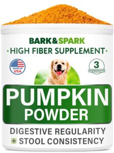 pumpkin for dogs - apple, pumpkin seeds and pumpkin fruit - fiber supplement and stool softener - diarrhea, constipation, upset stomach, food sensitivity - improve digestion - 7oz apple flavor