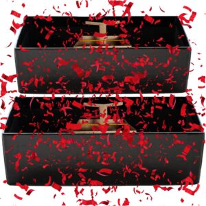 razzle-dazzle, confetti explosion gift box insert 2pk red (diy). show them how much you cherish them with our exploding surprise confetti add-on. christmas, anniversary, valentines, birthday, wedding