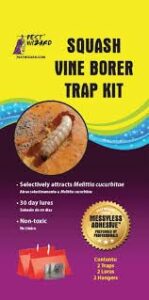 pest wizard squash vine borer trap kit (2 pack), orange