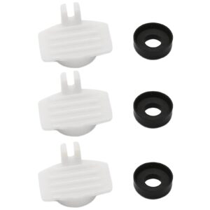 luomorgo 3 pcs cup seal & diverter gate compatible with bathtub spout, shower tub spout replacement parts