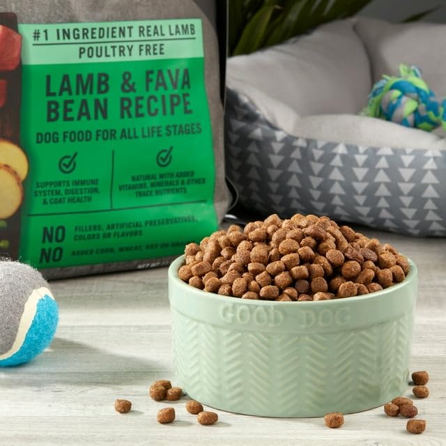 NOBLE ORGANICS Purre Ballance Lamb & Fava Bean Recipe Dry Dog Food, Grain-Free, 11 lbs, Supports Immune System, Digestion, and Coat Health