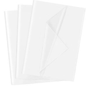 white tissue paper 40 sheets for gift bags weddings birthday decoration crafts diy packaging wrapping paper bulk, 14 x 20 inches