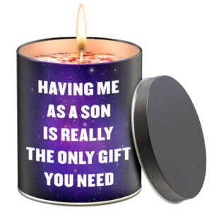 gifts for mom, mom gifts from son, christmas birthday gifts for mom, dad - funny gifts for dad from son, dad birthday gifts, gardenia scented candles