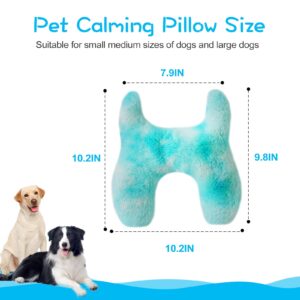 UXIETIN Dog Pillows for Large Dogs,Soft Faux Fur Dog Pillows for Neck,Dog Pillows with Two Sizes for Large Dogs and Medium Dogs forAnxiety Relief,Large Dog Calming Toy