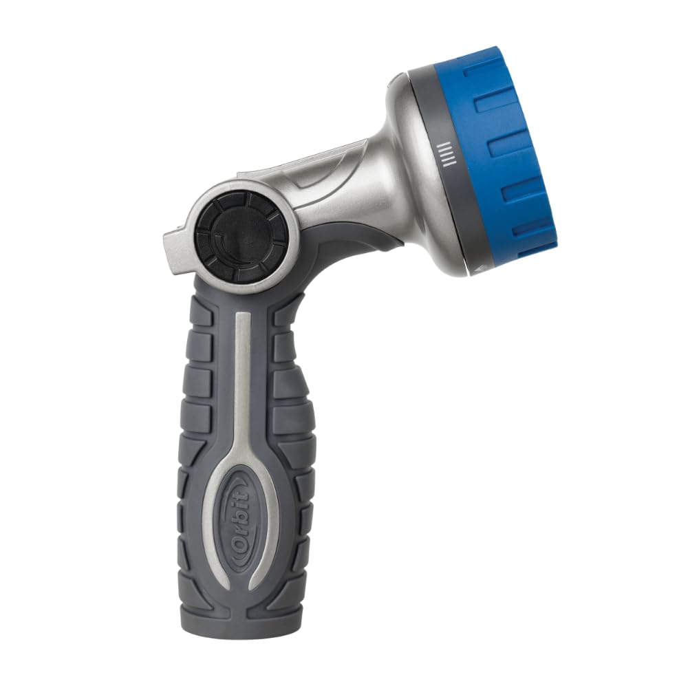 Orbit Heavy Duty 6-Pattern Metal Thumb Control Nozzle