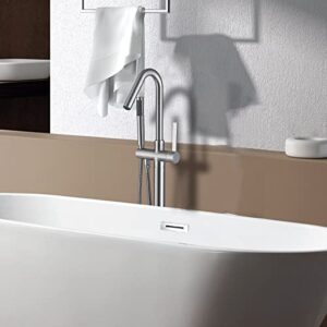 Freestanding Bathtub Faucet with Hand Shower