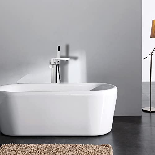 Freestanding Bathtub Faucet with Hand Shower