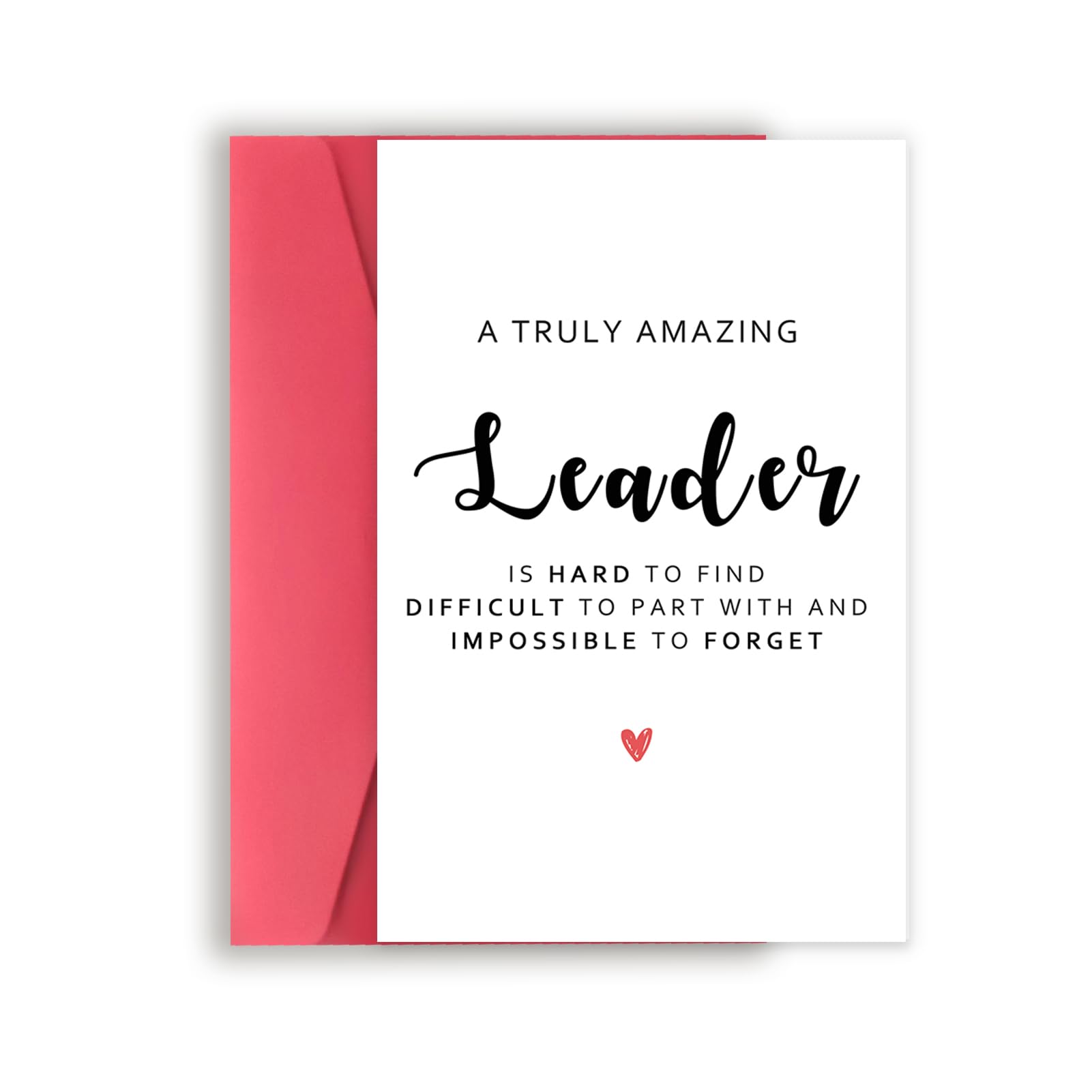 Thank You Card for Leader, Funny Thank You Card for Boss, Great Appreciation Card for Techer, Mentor Thank You Gitfs Card for Women, Appreciation Card for Men, Thank You Gift