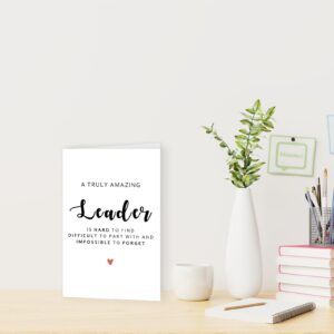 Thank You Card for Leader, Funny Thank You Card for Boss, Great Appreciation Card for Techer, Mentor Thank You Gitfs Card for Women, Appreciation Card for Men, Thank You Gift