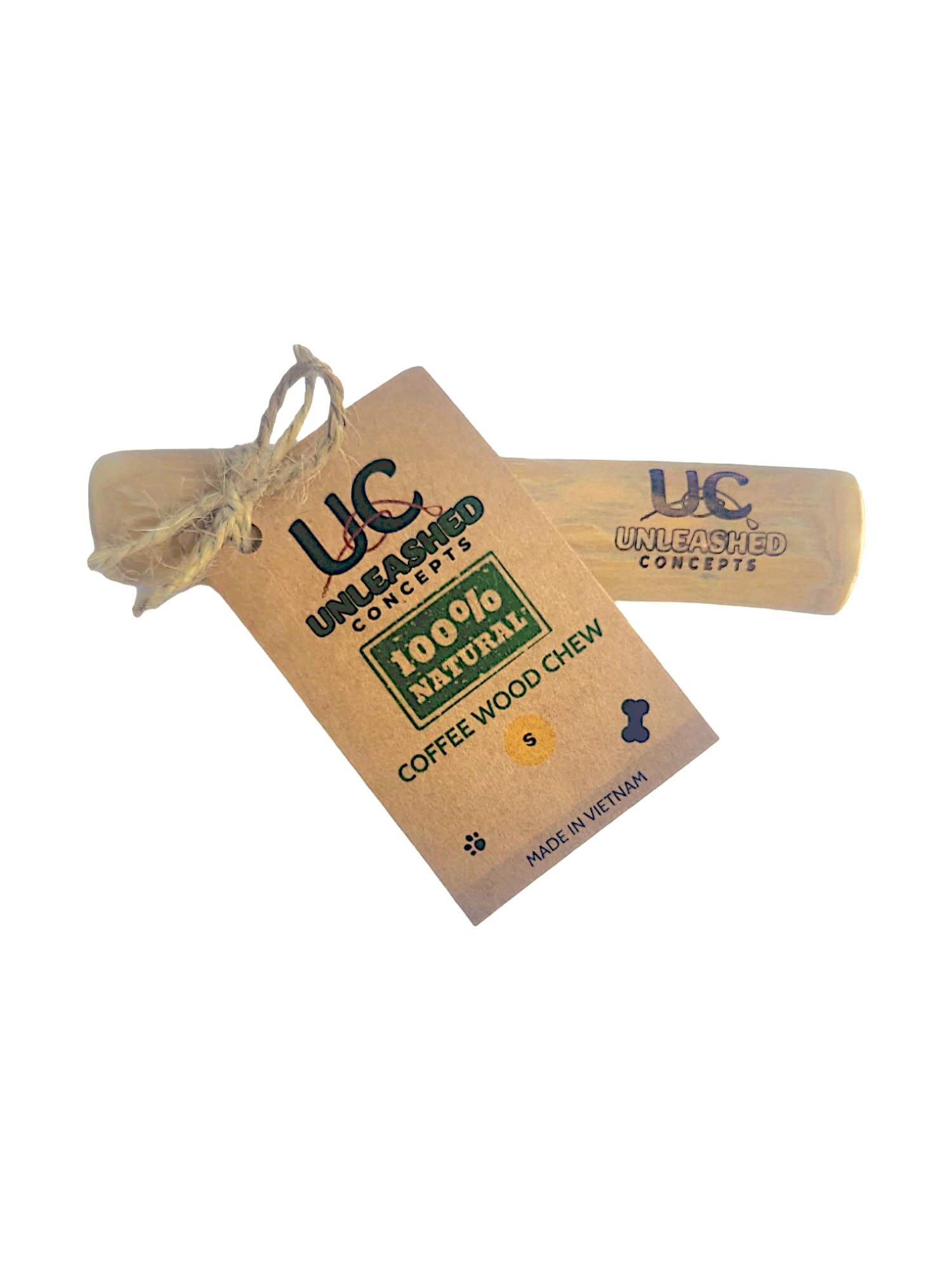 Unleashed Concepts Natural Coffee Wood chew for Dogs (Small)