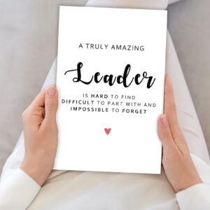 Thank You Card for Leader, Funny Thank You Card for Boss, Great Appreciation Card for Techer, Mentor Thank You Gitfs Card for Women, Appreciation Card for Men, Thank You Gift