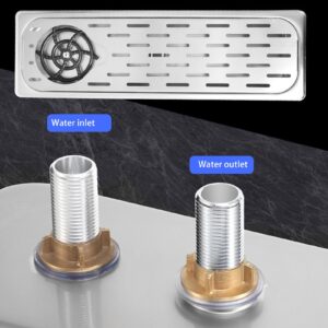 Stainless Steel Glass Rinser for Kitchen Sinks, Pitcher Rinser High Pressure Cup Washer Spray Rinser Glass Rinser Bottle Washer Baby Bottle Cleaner for Home Hotel Cafe Sink