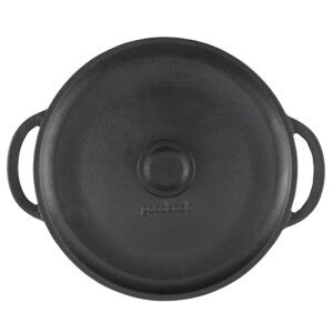 GoodCook Pre-Seasoned Cast Iron Dutch Oven, 5 Quart, Black