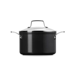 Le Creuset Essential Non-Stick Ceramic Stockpot with Glass Lid, 4 qt.​