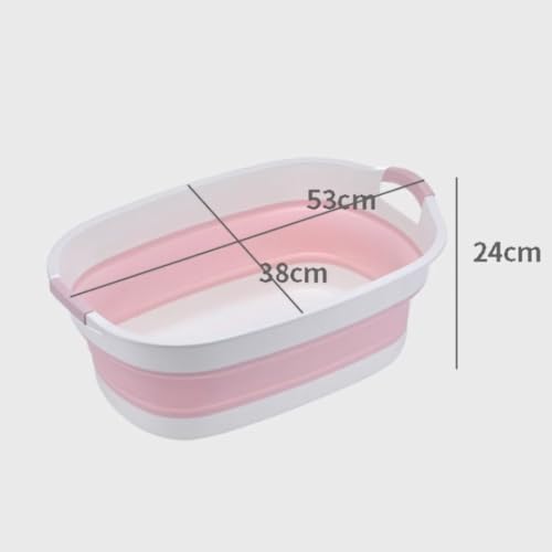 ZAJSSS Pet Bathtub with Water Drain Plug Foldable Bathtub for Puppy Small Dogs Cats Pet Shower Basin Portable Space Saving Design Grey