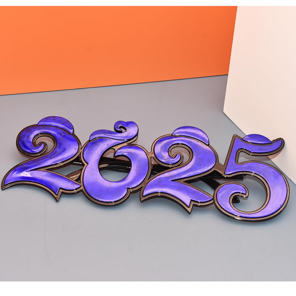 SWYOUN 2025 Plastic Glasses Happy New Year's Eve Glasses With Cloud design Graduation 2025 Class Of 2025 Party Photo Prop Supplies(Pack of 5)