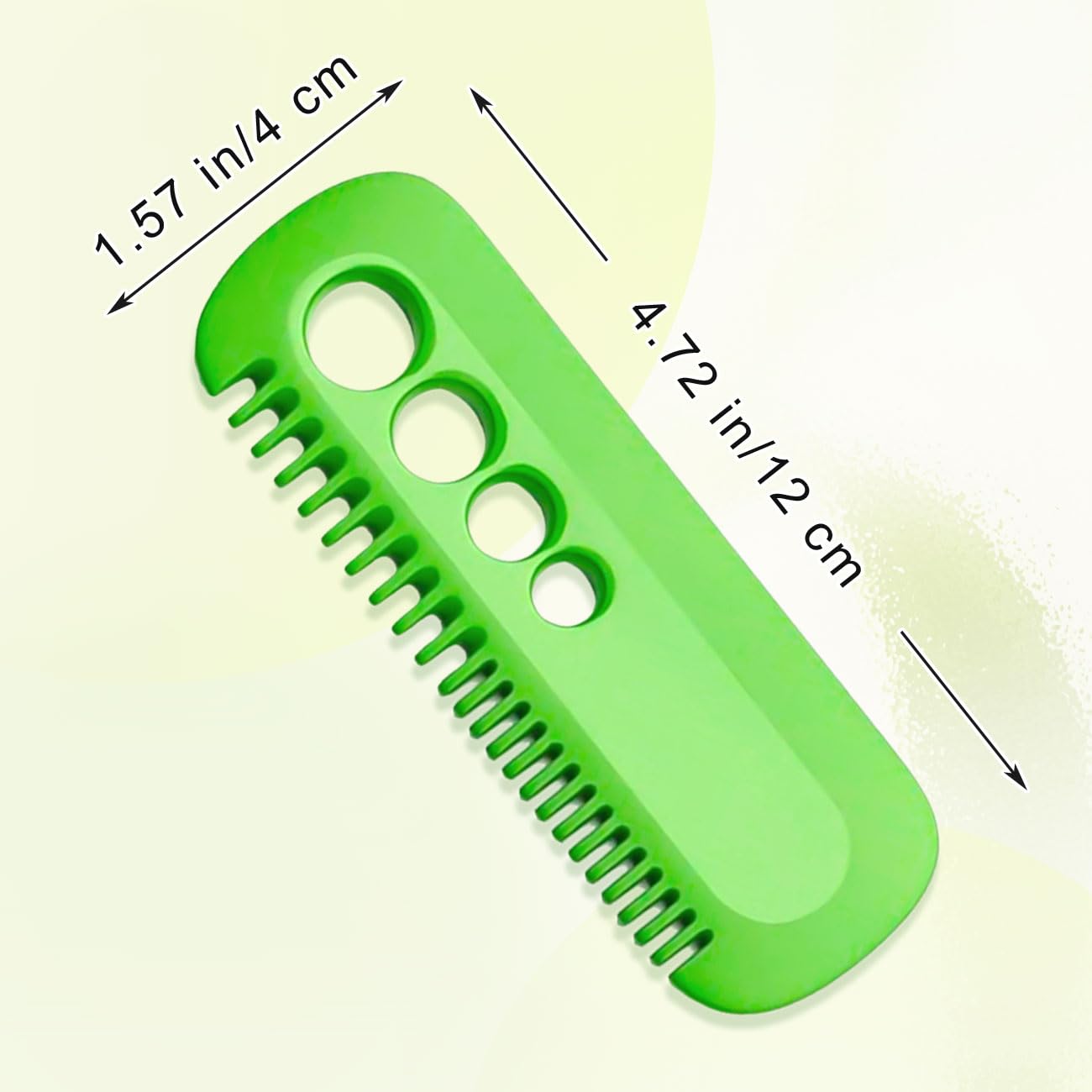 2 Pcs Herb Stripper Tool, Vegetable Herb Eliminator Comb for Kale,Chard, Collard Greens, Thyme, Basil, Cilantro Tool Kitchen Gadgets Green Leaf Herb Stripper (Green)