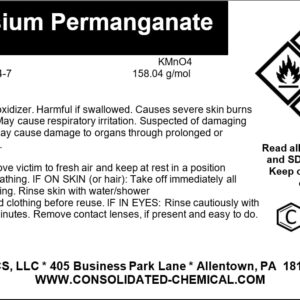 Potassium Permanganate - High Purity Oxidizing Agent for Industrial, Laboratory, and Water Treatment - 99% Pure (250 Grams)