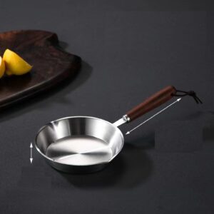 BinaryABC Stainless Steel Frying Pan Mini Pancake Pan Single Egg Frying Pan Mini Skillet