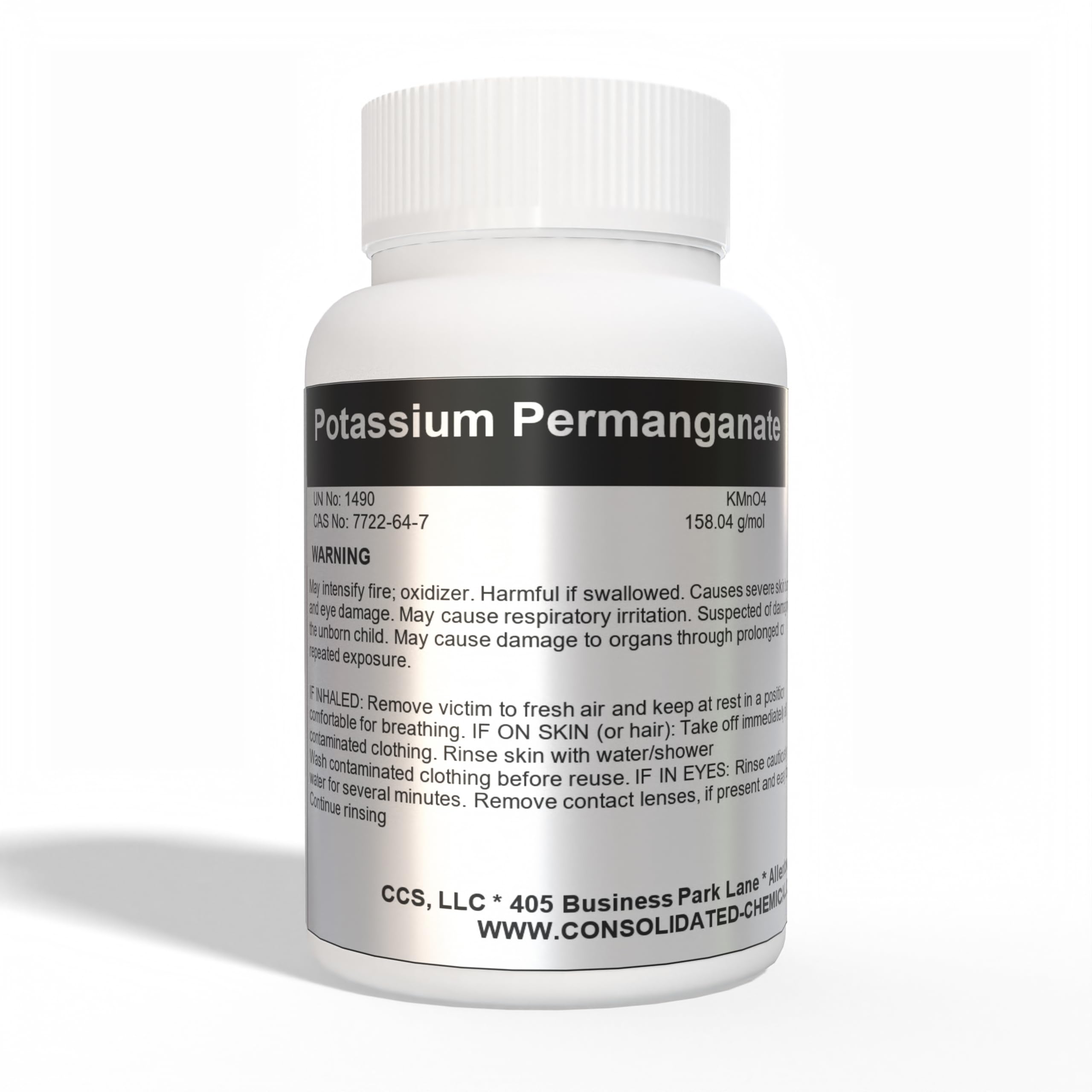 Potassium Permanganate - High Purity Oxidizing Agent for Industrial, Laboratory, and Water Treatment - 99% Pure (250 Grams)