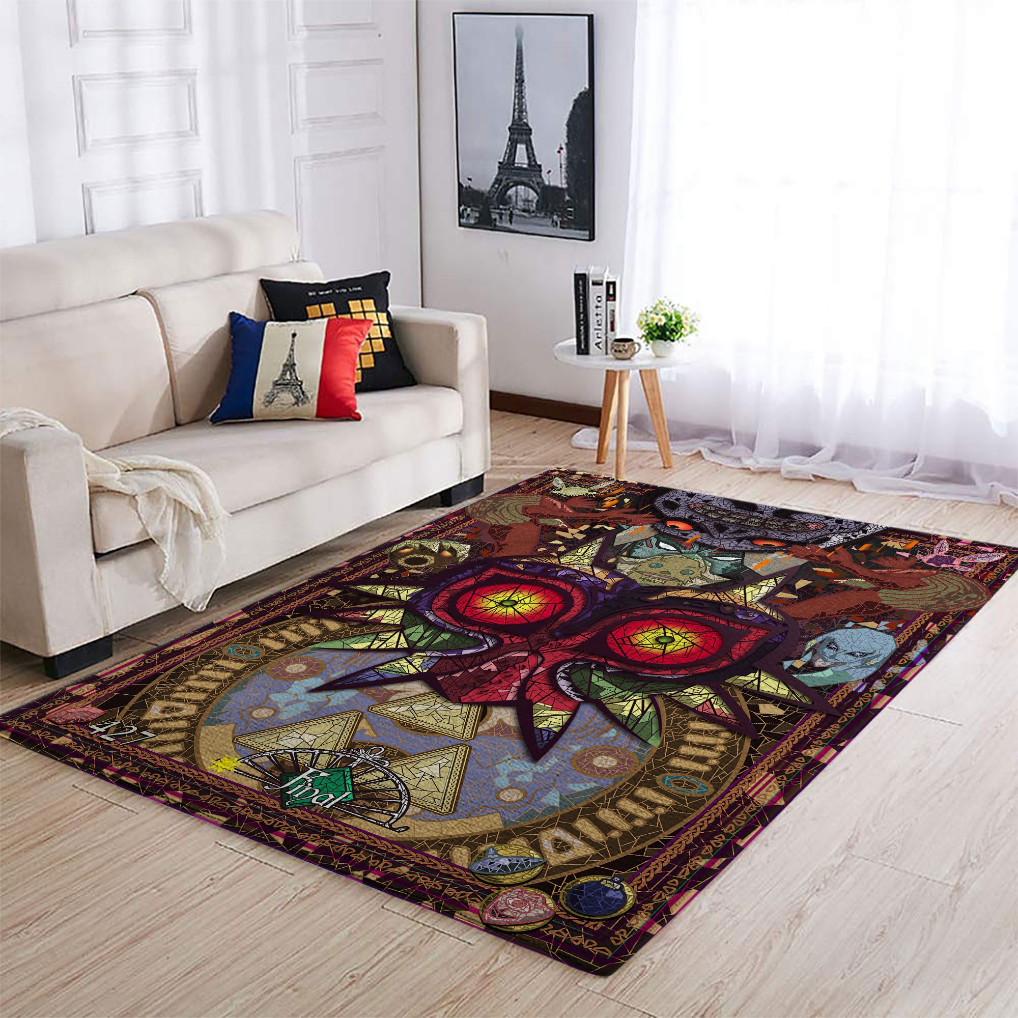 SHOUSE Legend of Zelda Rug, Gaming Carpet for Game Room, Kids Room Rug,Rugs for Living Room, Bedroom - Washable Rug, 8x10 Area Rugs - Home Decor Accent for Gaming Enthusiasts 2 (60 * 36 inches)