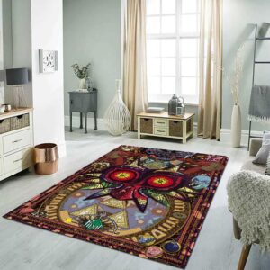 SHOUSE Legend of Zelda Rug, Gaming Carpet for Game Room, Kids Room Rug,Rugs for Living Room, Bedroom - Washable Rug, 8x10 Area Rugs - Home Decor Accent for Gaming Enthusiasts 2 (60 * 36 inches)