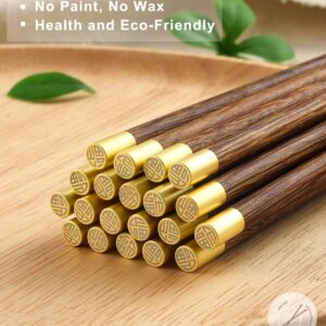 LOROTOCO 100 Pairs Wooden Chopsticks | Reusable | Dishwasher Safe | Bulk | Chinese- （9.84in）