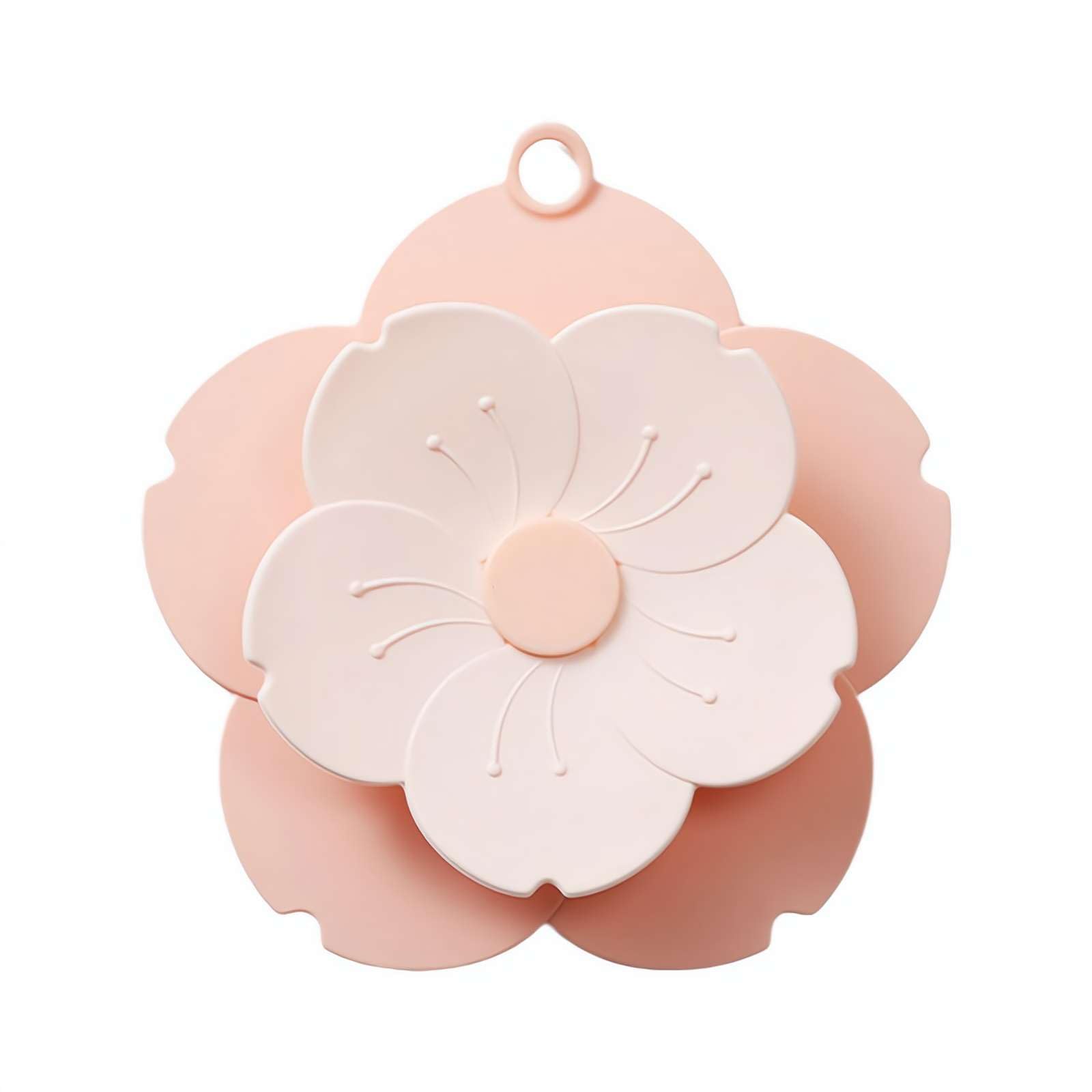 Bathtub Drain Cover Tub Stopper,Silicone Floor Drain Cover for Bathroom,Flower Shape Drain Hair Catcher Strainer,Kitchen Sink Drain Stoppers,Anti-Odor Shower Drain Stopper