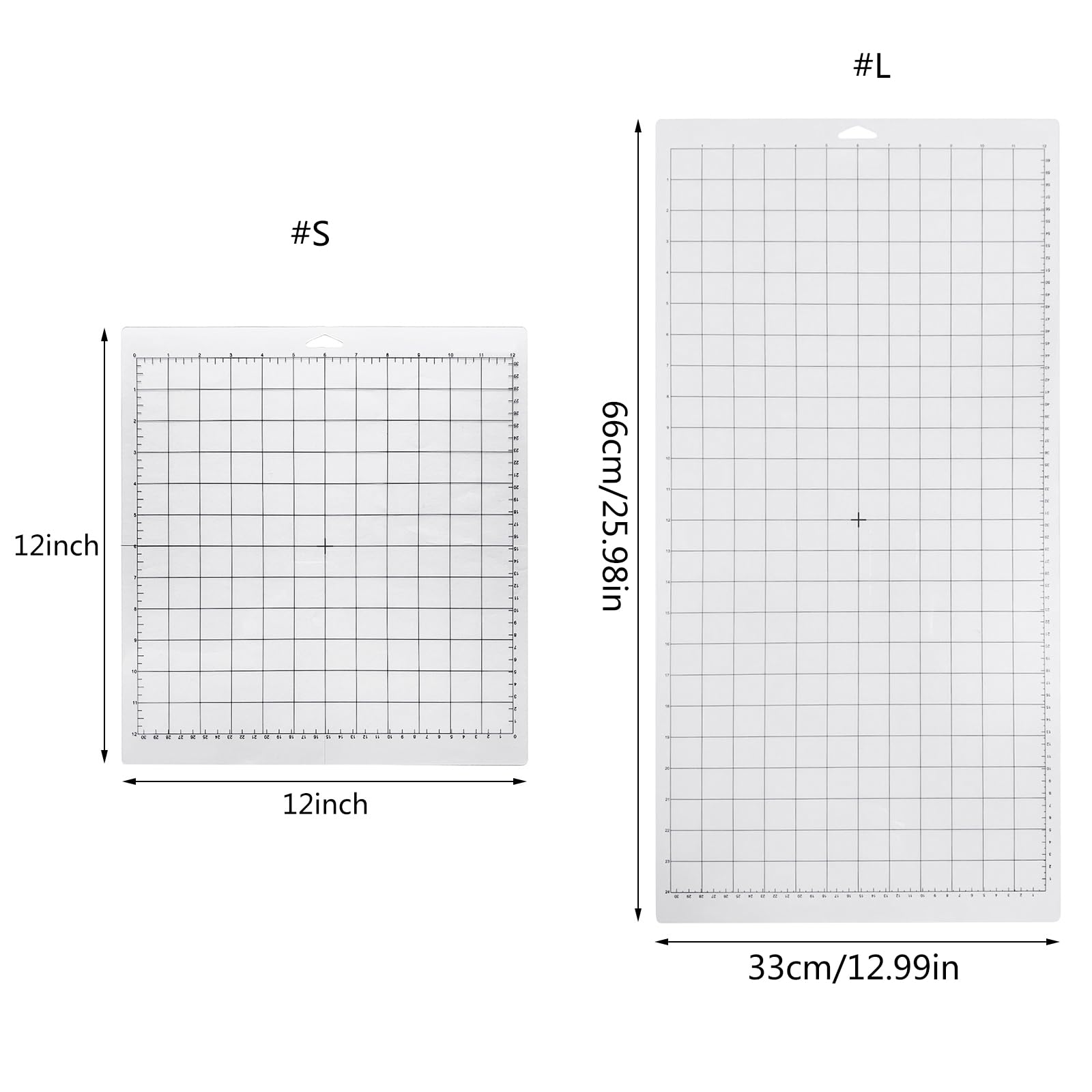 YANIYA Cutting Mat for Cricut, 12x12inch/12x24inch Standardgrip, Lightgrip, Stronggrip Mat, Non-Slip Cutting Mat Replacements, Green,12 By 24 Inches