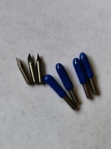 generic 6pcs 60° 60degree Φ2.37mm x 13.3mm long ioline cutting plotter vinyl cutter blade knife needle pin tool