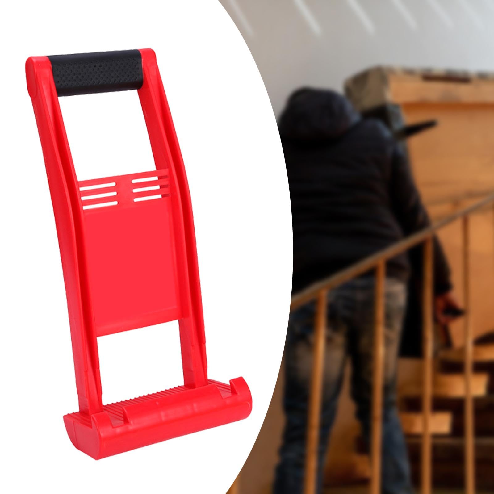 MYCENSE Plywood Wood Panel Carrier, Drywall Carrying Tool Multifunction Wear Resistant Plywood Lifting Tool for Glass Boards Drywall, Red