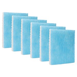 lblvbnewd hft600 6 pack humidifier wicking filter t replcement compatible with honeywell hev615 hev620 humidifier, compared to part hft600t hft600pdq wicking filter, blue