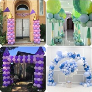 WEIMAISI 50 PCS Balloon Clips for Balloon Arch, Balloon Column Stand and Balloon Flowers, for Birthday Wedding Baby Shower Party Decorations