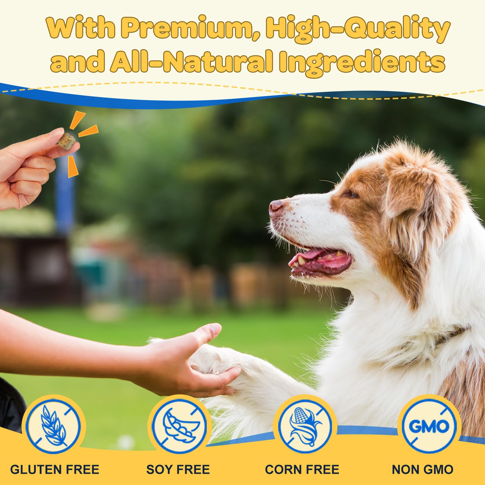 Dog Multivitamin with Probiotics - Dog Vitamins and Supplements - Multivitamin for Dogs with Glucosamine, Omega 3 and Probiotics for Dogs Digestive Health, Immunity, Joint, Hip, Skin and Coat