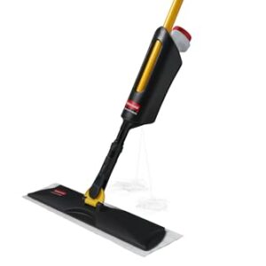 Rubbermaid Commercial Products Spray Mop Kit, Includes Mop + Pads, for All Floor Types/Hardwood/Vinyl/Tile