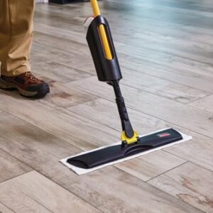 Rubbermaid Commercial Products Spray Mop Kit, Includes Mop + Pads, for All Floor Types/Hardwood/Vinyl/Tile