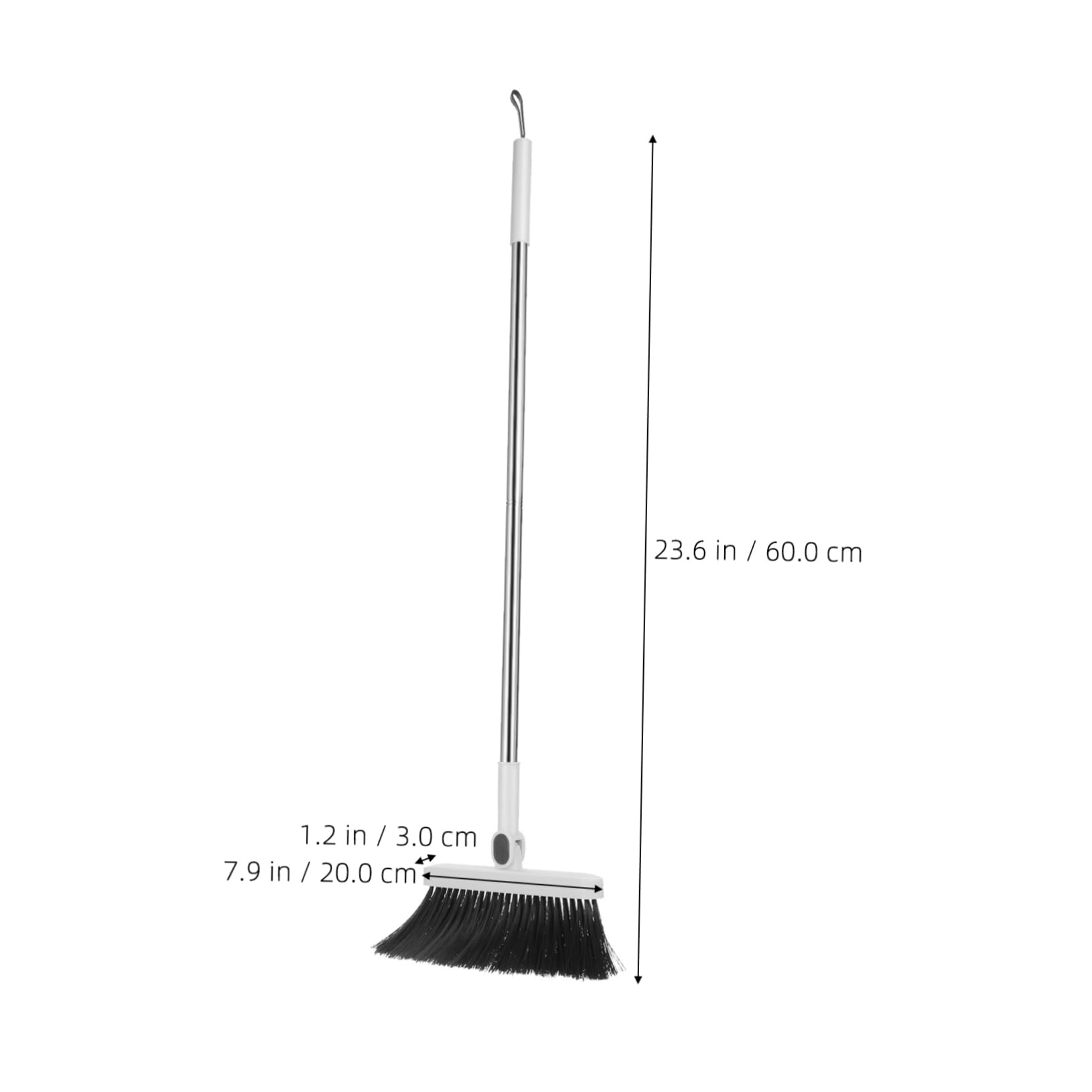 1 Set Foldable Broom Dustpan Upright Broom Handle Home Office Kitchen Outdoor Cleaning Lightweight Compact Design